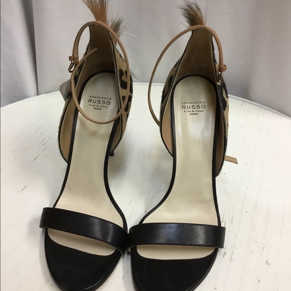 Francesco Russo | Shoes | Nwt Francesco Russo Leopardprint Calf Hair ...
